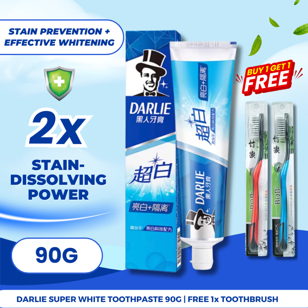 Darlie Super White Whitening Toothpaste (90g) | Shopee Singapore