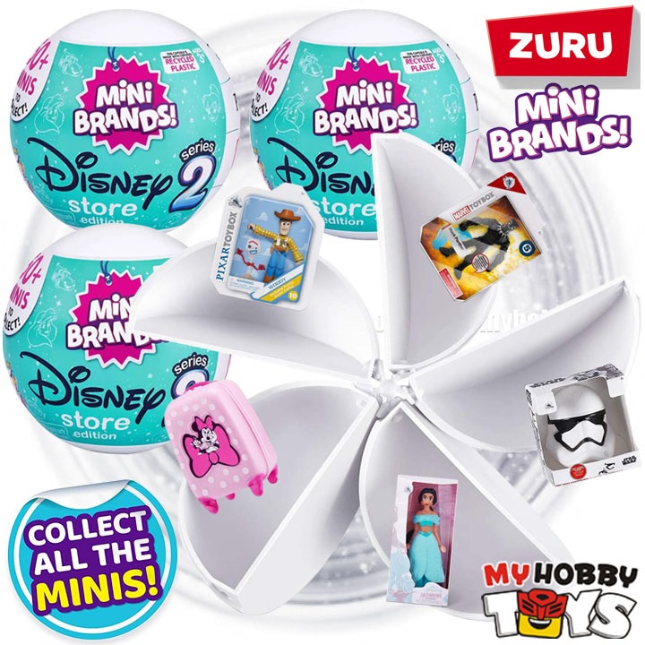 ZURU 5 Surprise Disney Mini Brands Capsules - Series 2 (every capsule ...