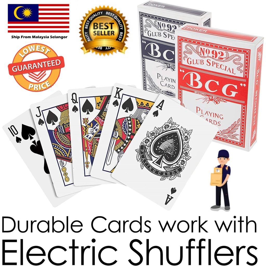 BCG Glub Special No.92 Casino Poker Magic Playing Card 52 + 2 Joker ...