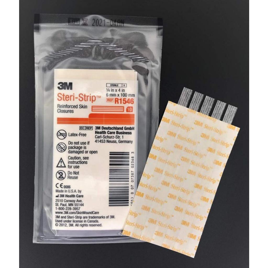 3M Steri Strip Tape Jalur tutupan kulit luka 6mmx100mm (LONG ...