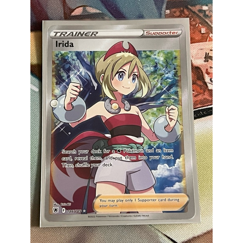 Pokemon TCG SS10 Astral Radiance - Irida - 186/189 - Full Art Ultra ...