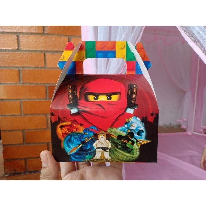 NINJAGO BOX BIRTHDAY BOX NINJA THEME LEGO THEME | Shopee Singapore