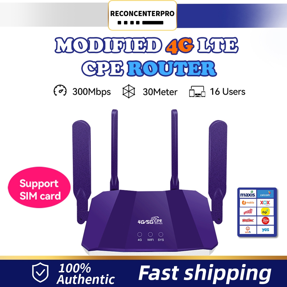 Modem Turbo Modified 4G LTE Router Modem Unlocked Unlimited Hotspot ...