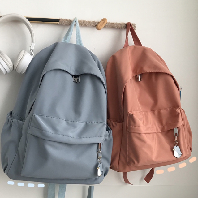 [Shopee Choice]Korean School Bag Cotton Canvas style no print student ...