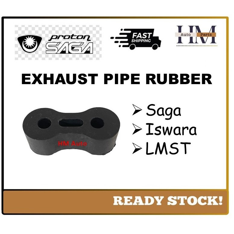Saga Sedan Aeroback LMST Iswara Exhaust Pipe Mounting Rubber Ekzos ...