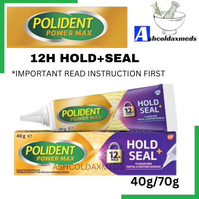 Polident Power Max Hold Seal 40g or 70g EXP07/2027 | Shopee Singapore