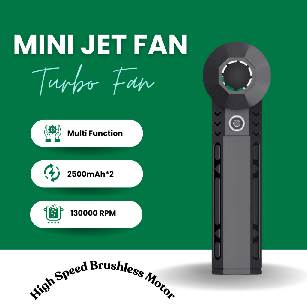 High-Speed Handheld Ducted Fan Jet Dry Air Blower Mini Blower Jet Fan ...