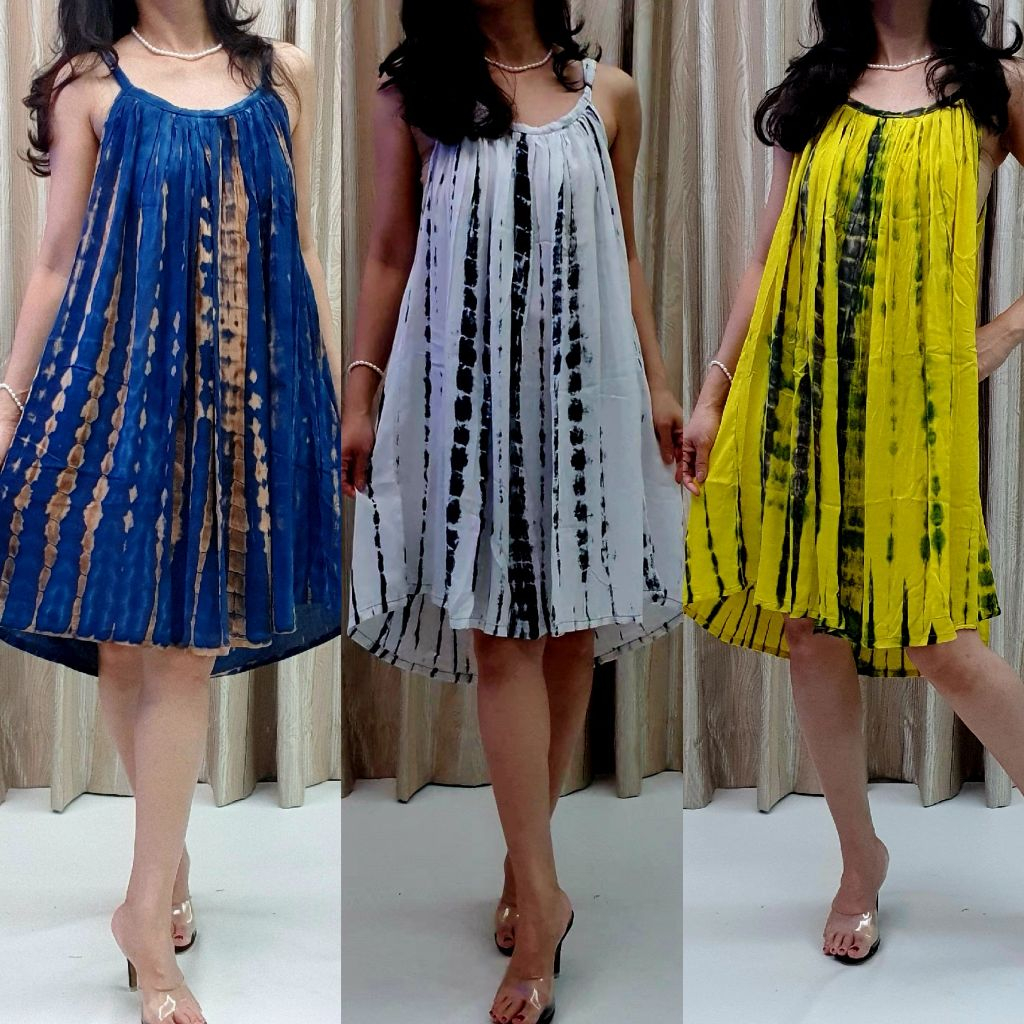 [6034] Dress Lobek Tie Dye/Daster Dress Tali Tie Dye AVAILABLE ...