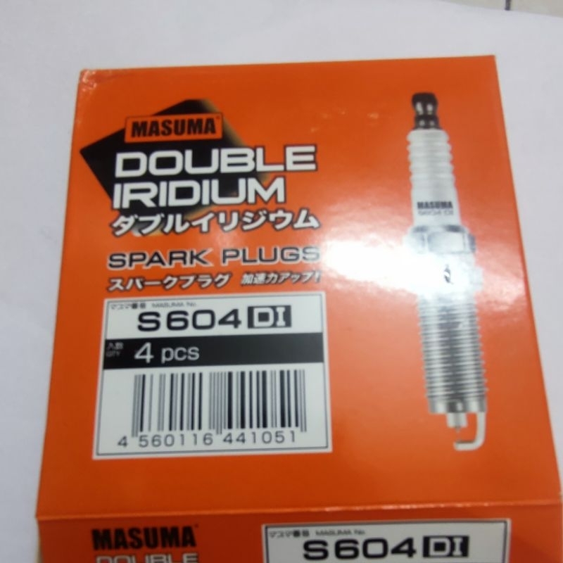 MASUMA S604DI SPARK PLUG IRIDIUM Saga Persona vvt Preve Suprima Exora ...