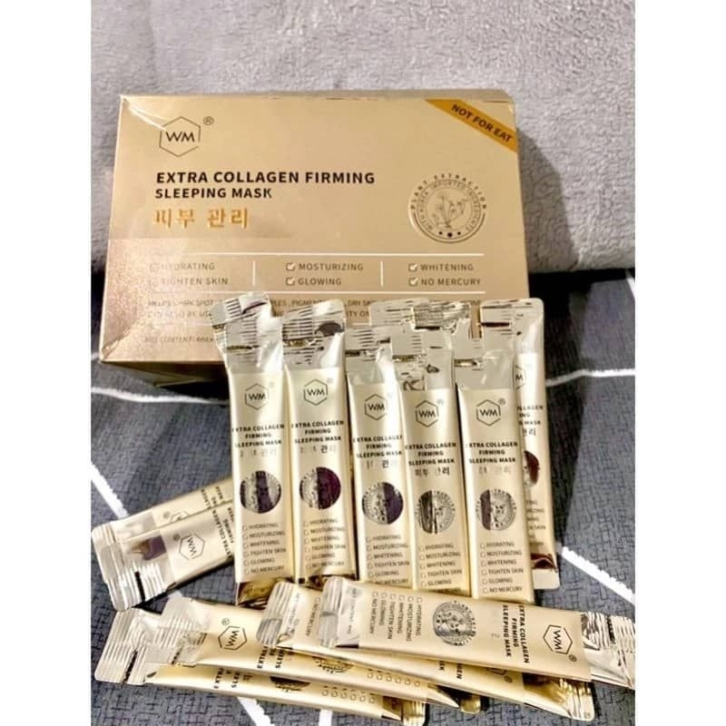 WM Extra Collagen Firming Sleeping Mask 1Box(100sch)Whitening ...