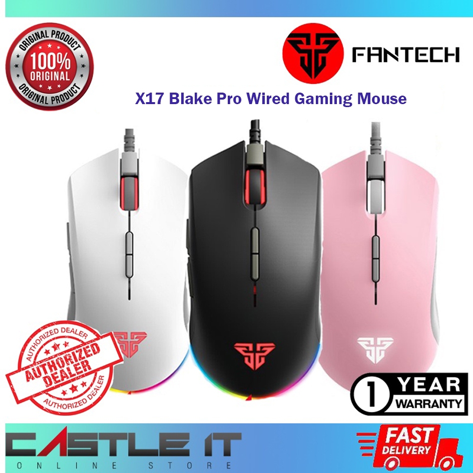 Fantech X17 BLAKE Professional Wired Gaming Mouse 10000DPI 7-Button ...