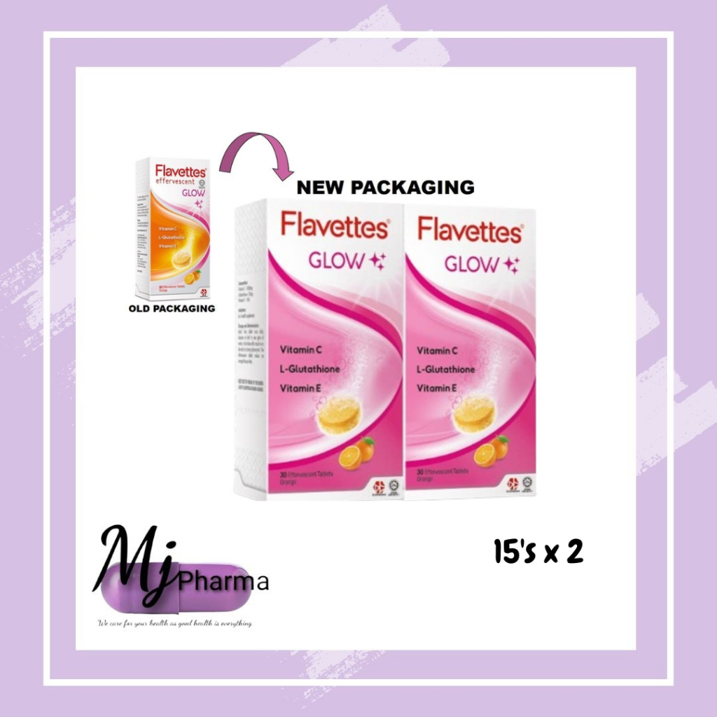 Flavettes Glow Orange Flavour Vitamin C(Ascorbic Acid) and E with ...