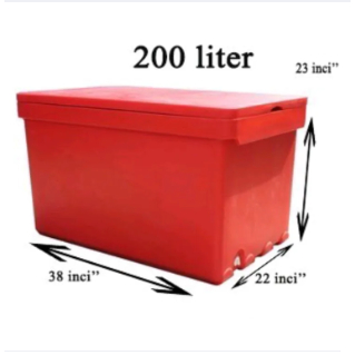 Peti Ais & 200Lt Heavy Duty Insulated Ice Box | Fish Box | Picnic box ...