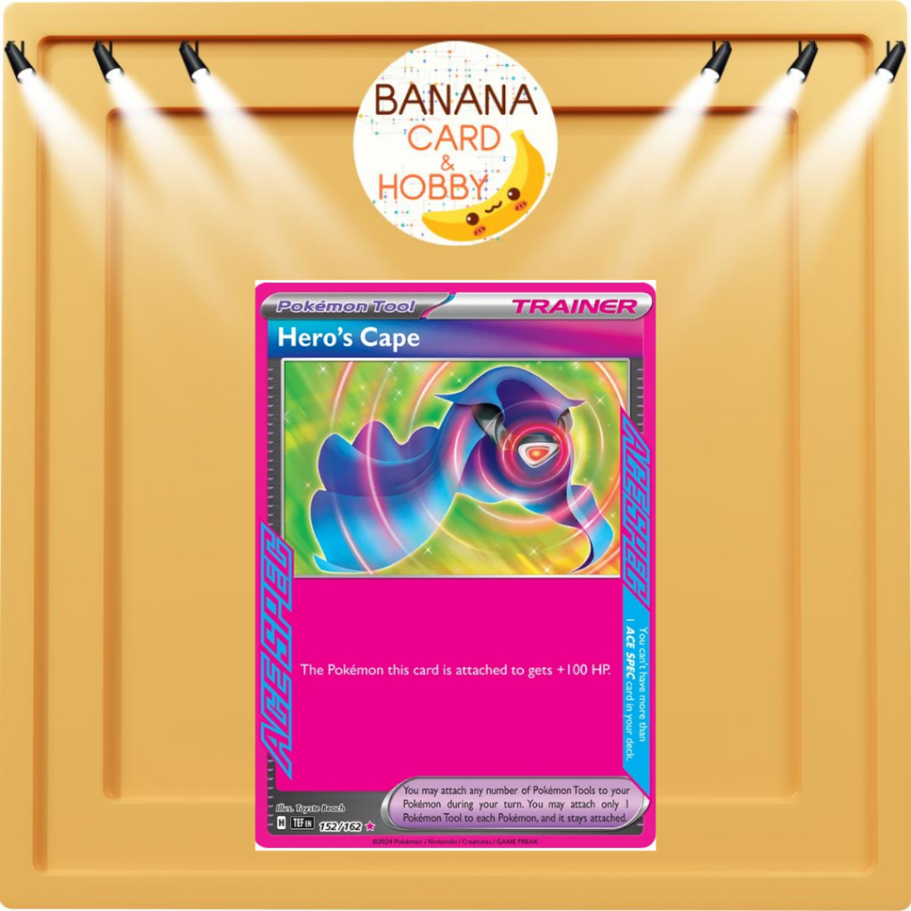 Pokemon TCG | Hero's Cape 152/162 | Ace Spec Card (Free Acrylic Case ...