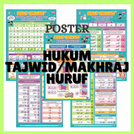 TEACHING POSTER | LEARNING LAW OF TAJWID - LETTER MAKHRAJ / MAD LAW ...