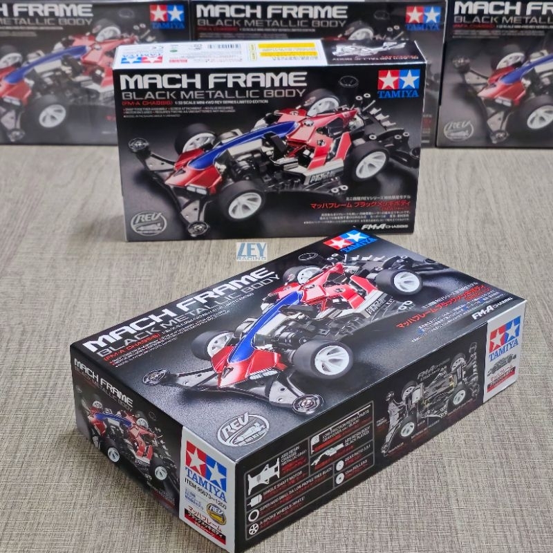 95673 Mach Frame Black Metallic Chassis FMA Tamiya | Shopee Singapore