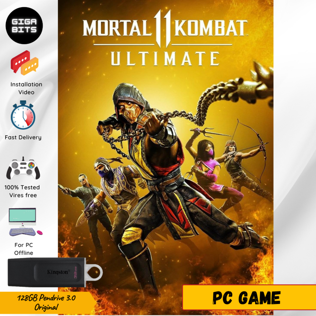 Mortal Kombat 11 PC Game comes in 128GB Pendri USB [ Pendrive Game ...