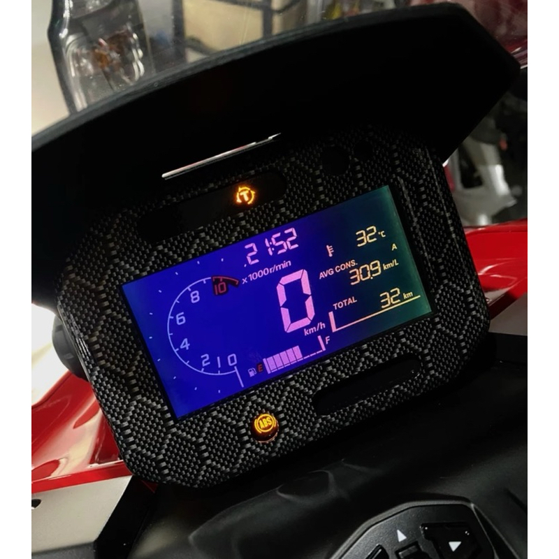 ADV 160 Meter Cover Carbon Honeycomb Design PNP Meter Case Casing ...