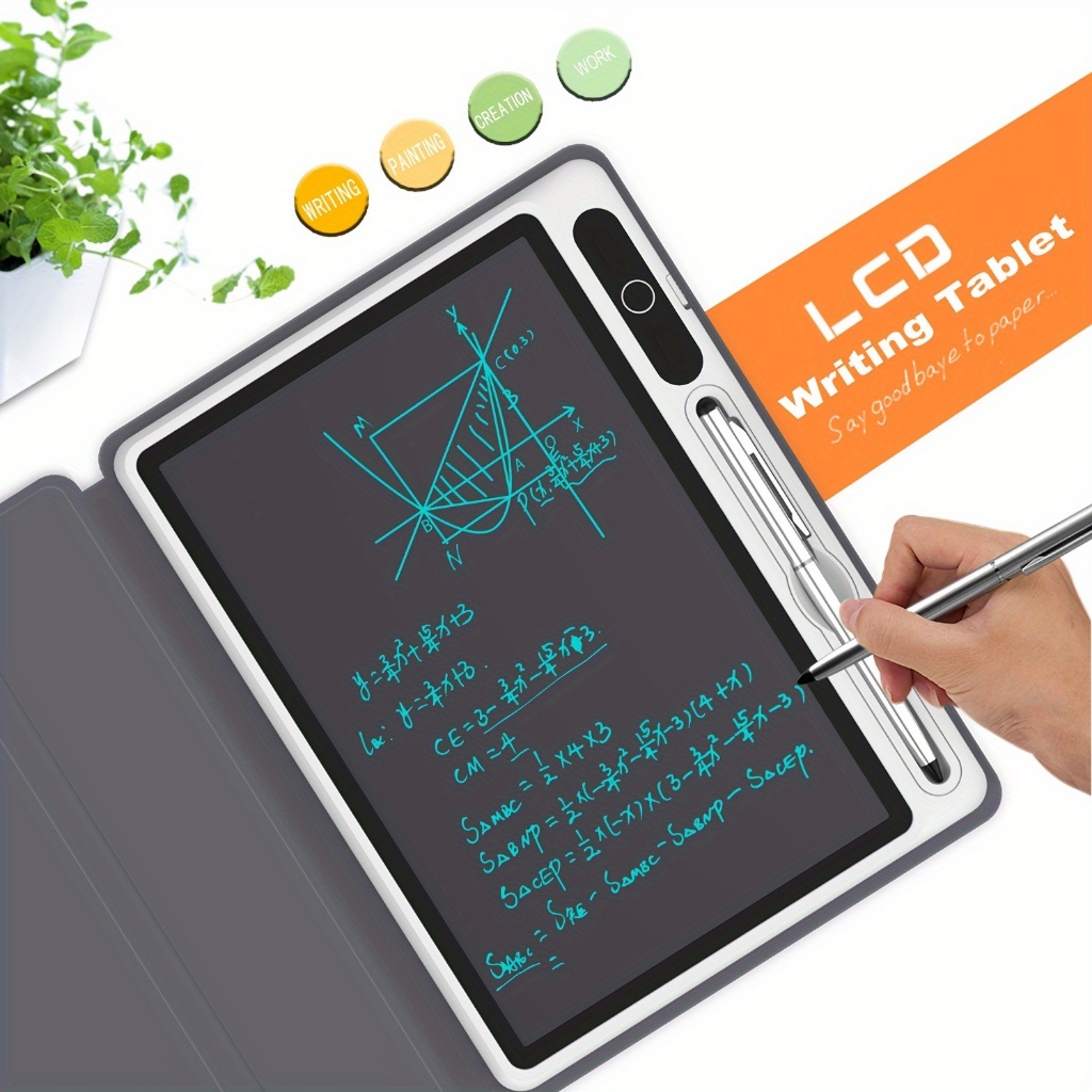LCD Writing Tablet Electronis Memo With Protective Case Electronic ...