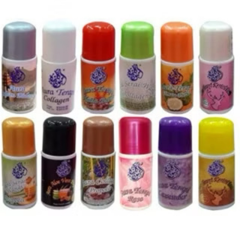 {LOGO BIRU} Aura Terapi Collagen Geliga Embun / Minyak Panas Angin Aura ...
