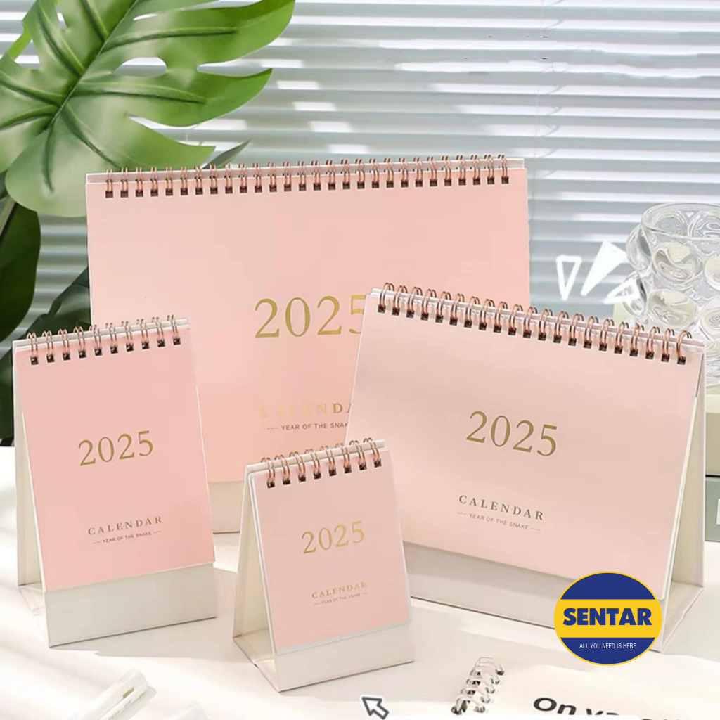 100 2025 Peach Colour Calender [2024July-2025Dec] Kraft Paper Table ...
