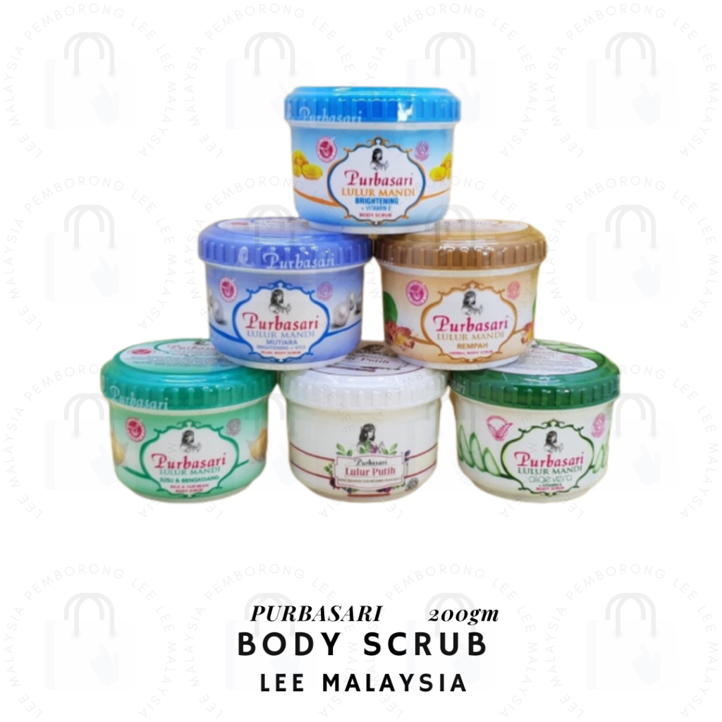 PURBASARI LULUR MANDI BENGKOANG +BRIGHTENING BODY SCRUB DOUBLE ...