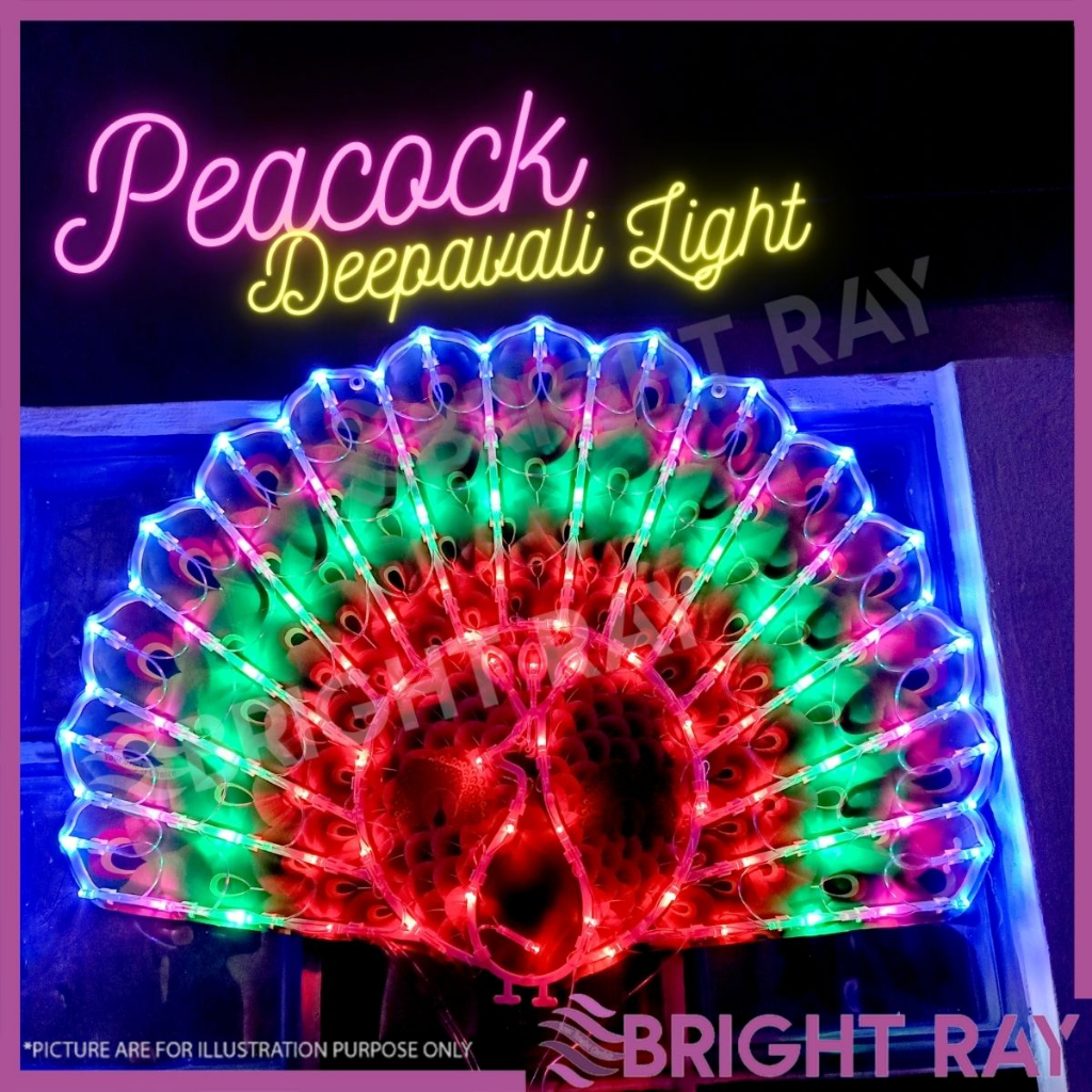 PEACOCK Decoration Light LED Decoration Light Fairy Light Home Deco ...