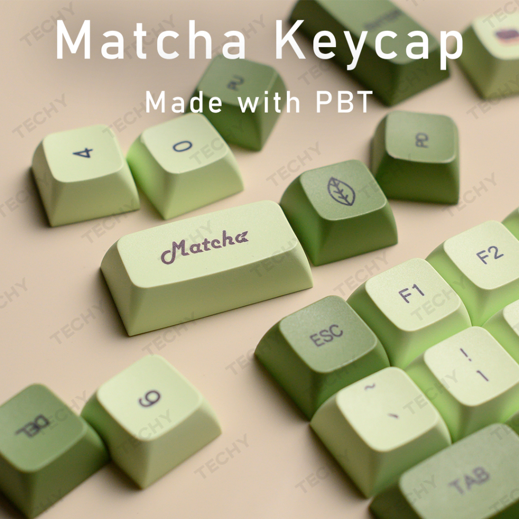 Matcha Keycaps XDA Profile Keycap for Mechanical Keyboard Cute Cartoon ...