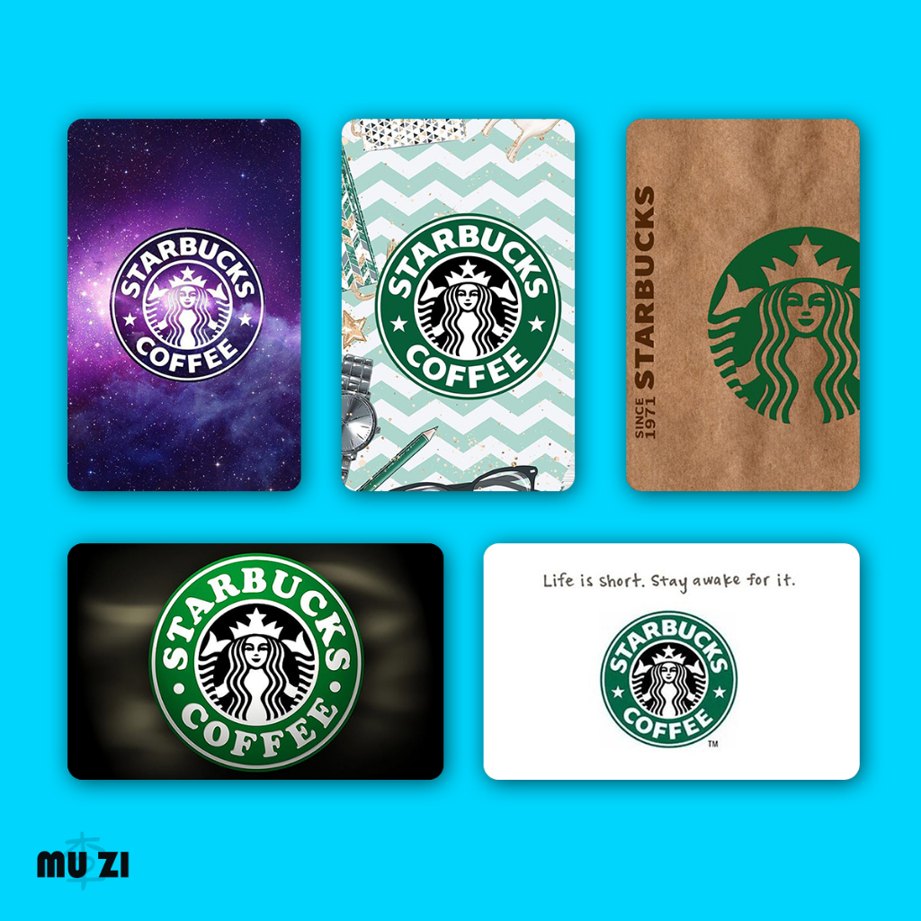 Starbucks TnG Card STICKER NFC STICKER Waterproof Thick Hard Material ...