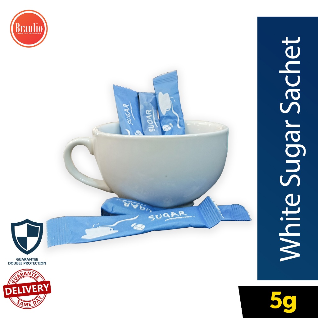 White Sugar Sachet 5g x 250's | Shopee Singapore