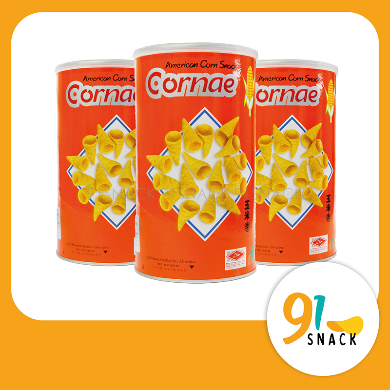 CORNAE Corn Snack Kerepek Keropok Halal 泰国尖角香脆玉米卷 Cone Shape Crispy ...