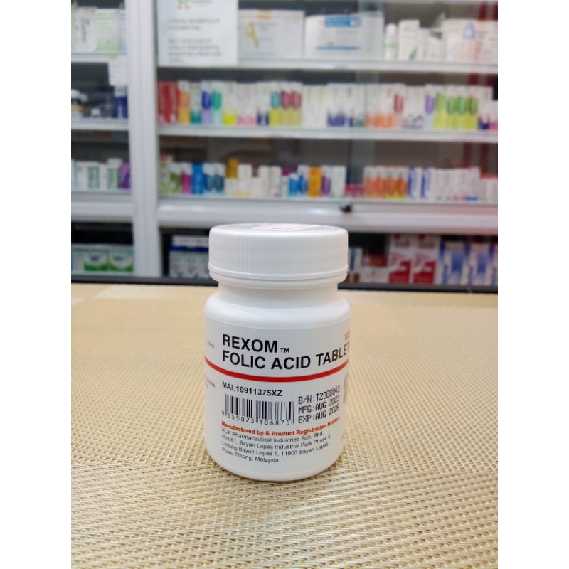 | Rexom Folic Acid Tablet 5mg ( 100 tablets ) | Shopee Singapore