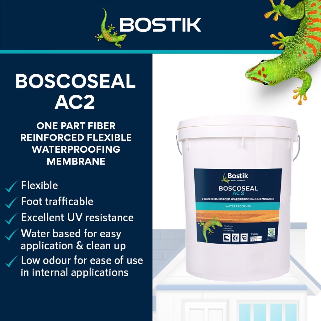 Bostik Block A750 Boscoseal AC2 One Part Fiber Reinforced Waterproofing ...