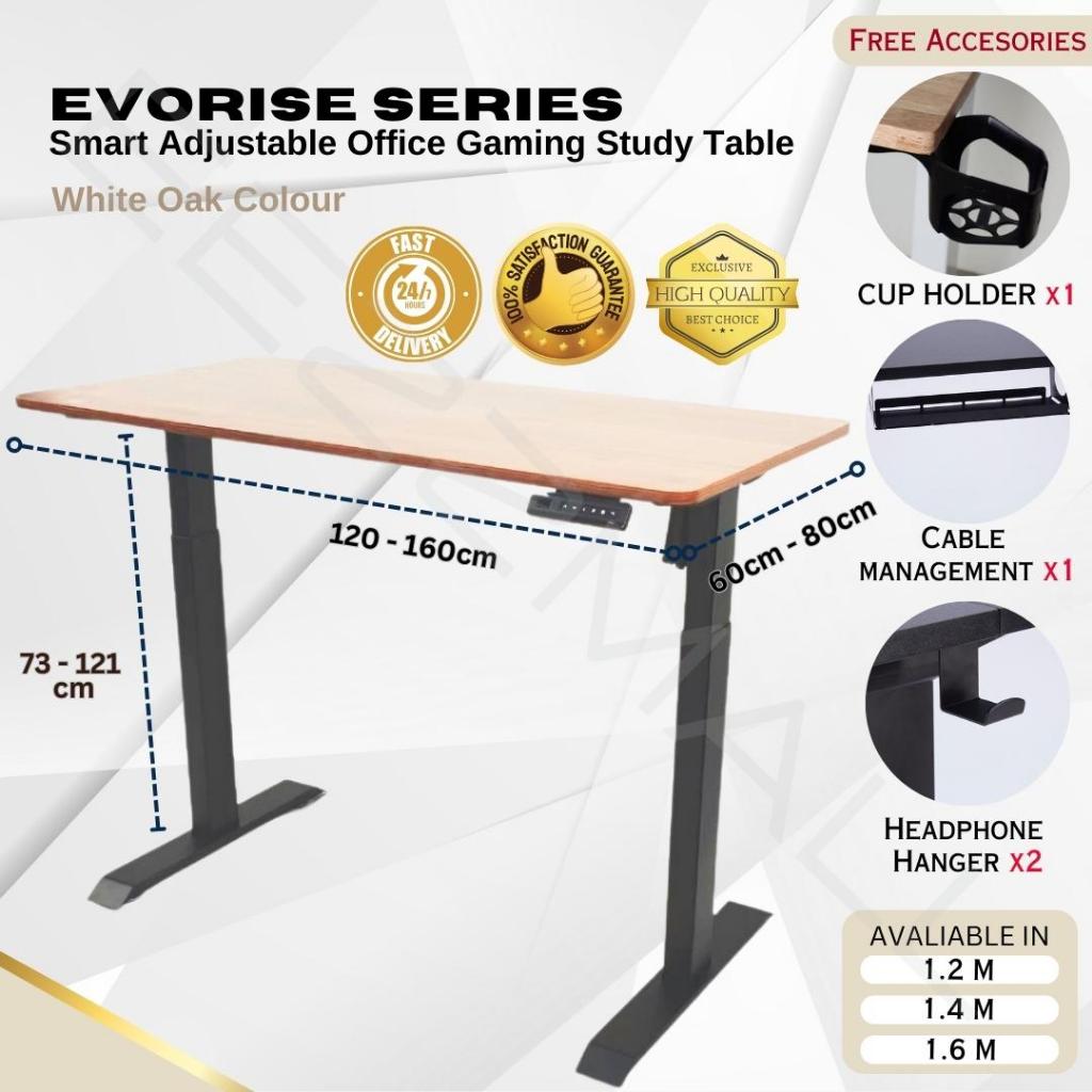 Standing Table Study Desk Adjustable Height Table Standing Desk Gaming ...