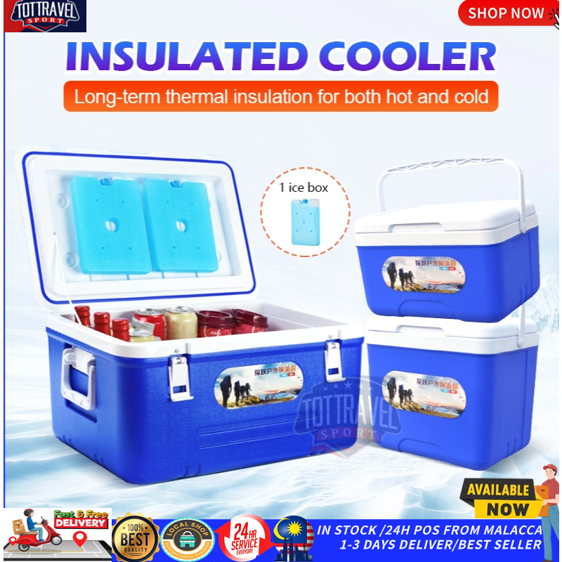 9L 15L Small Cooler Ice Box for Camping Drink Fishing Heavy duty ...