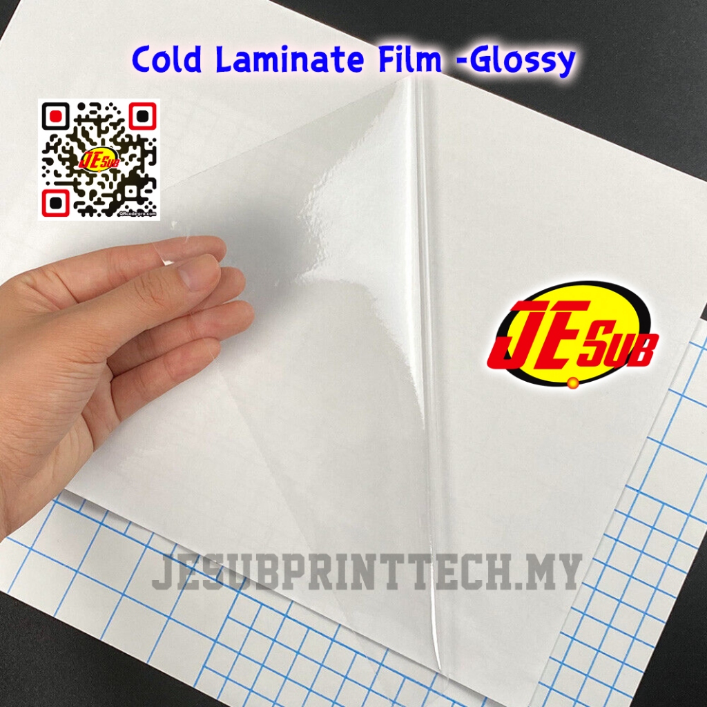 Cold Laminate Film A4 size - Glossy - Waterproof | Shopee Singapore