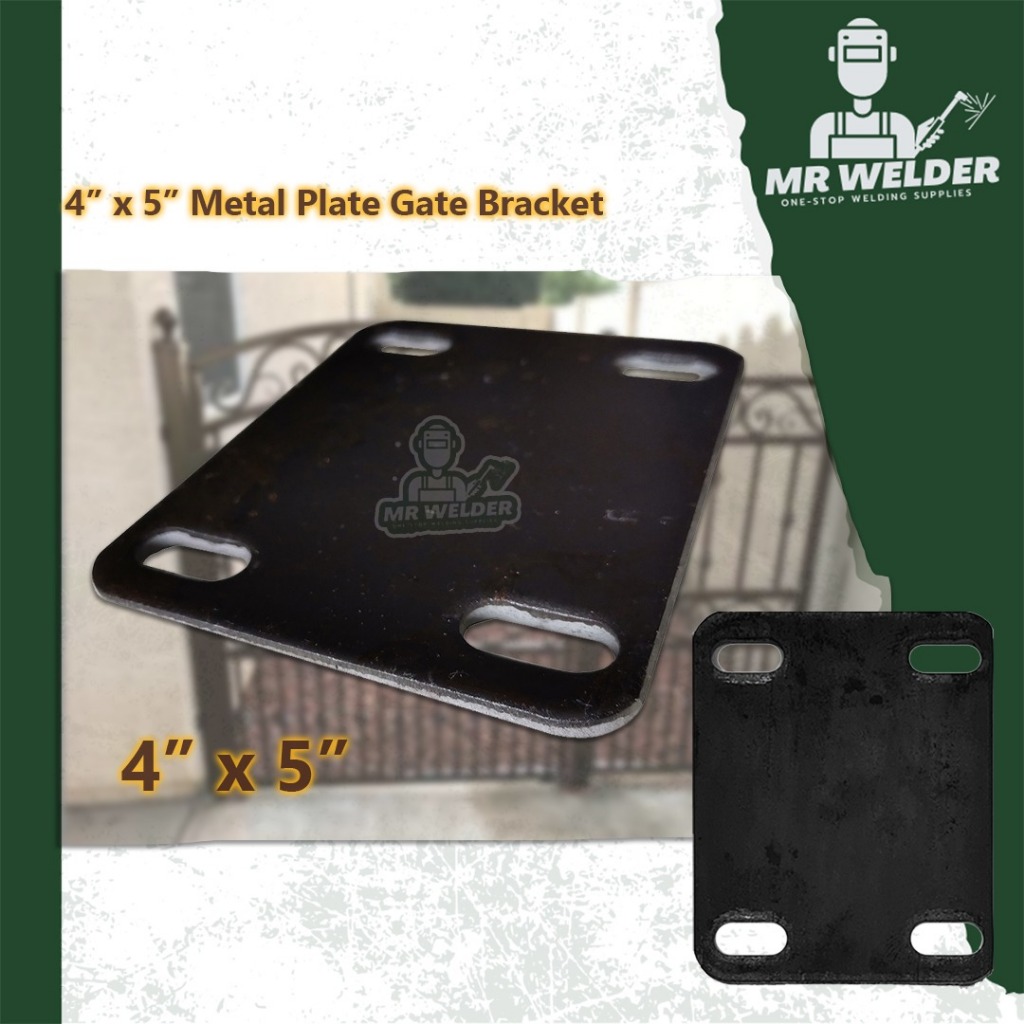 4" x 5" welding Square Plate / Gate Plate / Tapak Besi Welding / Auto ...