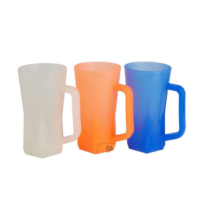 (SET OF 4) 500ml Plastic PP Cups Drinking Cups Reusable Hot & Cold ...