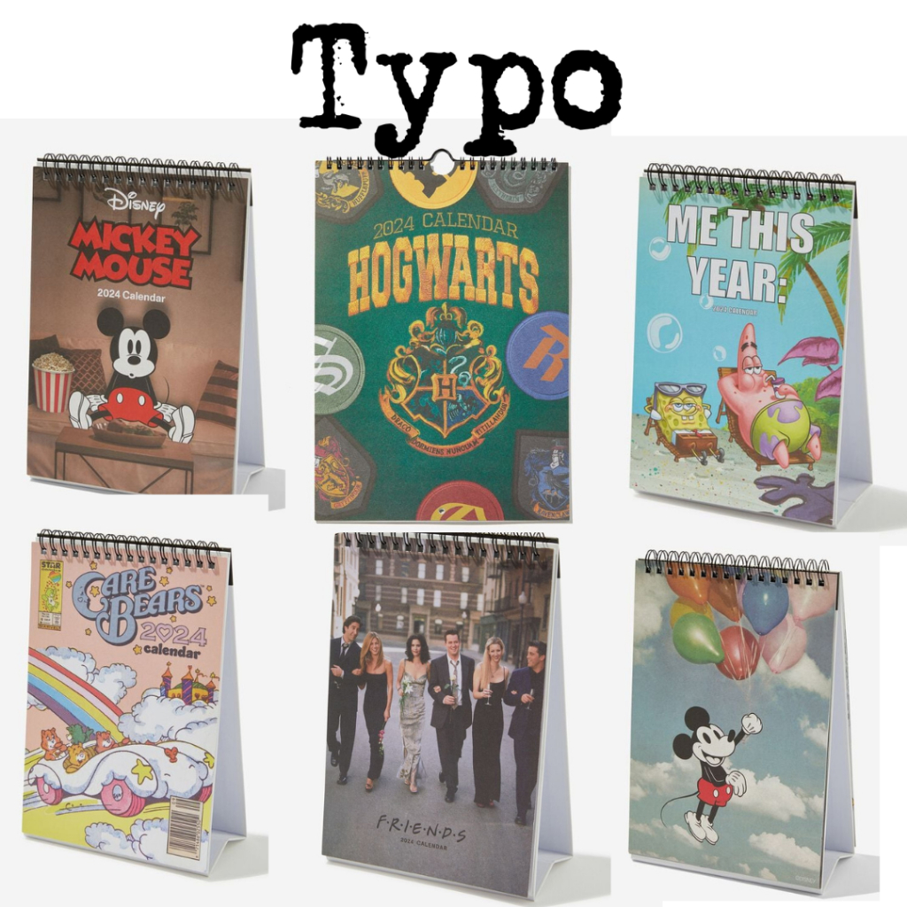 TYPO Calendar 2024 with Vouchers | Shopee Singapore TYPO Calendar 2024 with Vouchers | Shopee Singapore