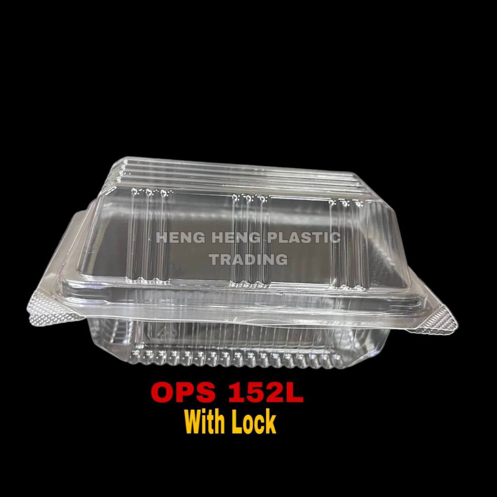BENXON OPS-152L CLEAR 100pcs/pkt BEKAS KUIH 152L BENXON Plastic Tray ...