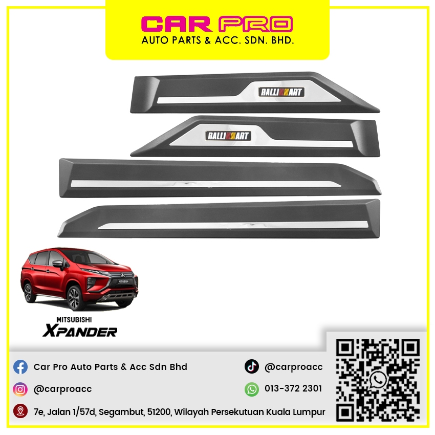 Mitsubishi Xpander Side Doors Cladding Molding Trim Guard Body Moulding ...