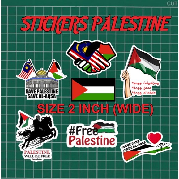 Stickers PALESTINE GAZA Motorcycle Train LAPTOP Sticker PALESTINE GAZA ...