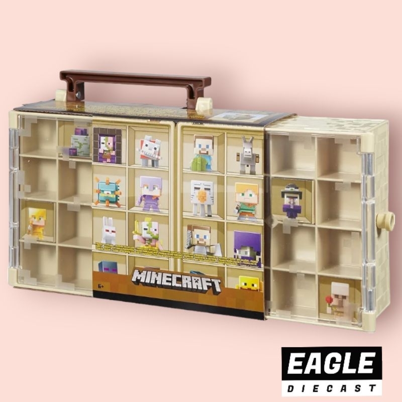 Minecraft Mini-Figure Desert Biome Collector Case Minecraft Mattel ...