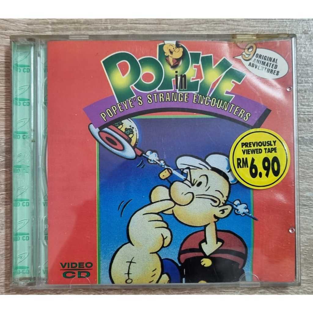 (USED VCD) Popeye In Popeye's Strange Encounters | Shopee Singapore