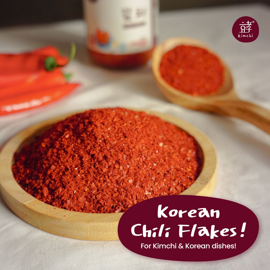 Korea Chili Powder/Chili Flakes 韩式辣椒粉 | For Kimchi, Korean Dishes | Red ...
