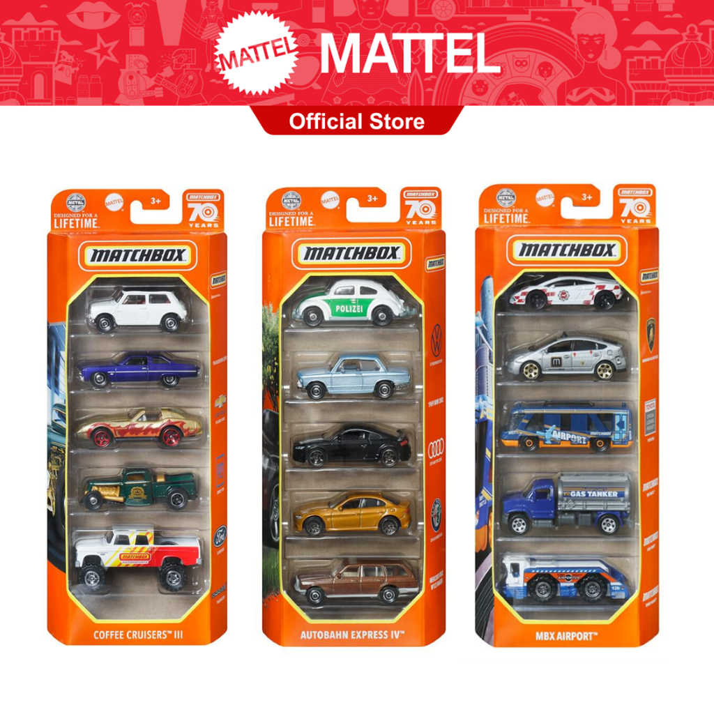 Matchbox Vehicle - Assorted (5 Pack) C1817 | Shopee Singapore
