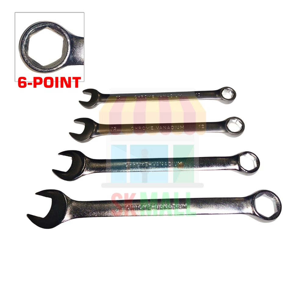 Common Ring Spanner 6 Point Chrome Vanadium | Shopee Singapore