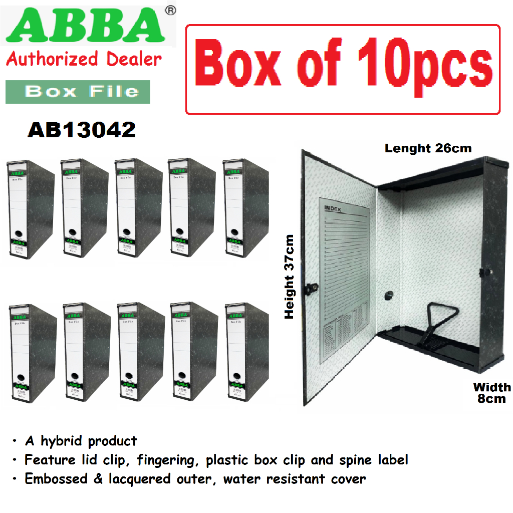 Abba Box File F4 13042 Abba F4 File Box F4 3 Box Carton Box Of