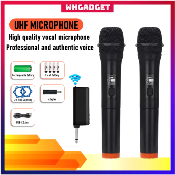 UHF Wireless Microphone Wireless Karaoke Microphone Dynamic Mikrofon ...