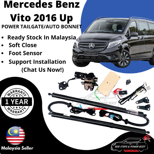Mercedes Benz Vito Plug & Play Electric Auto Tailgate Power Boot Soft ...